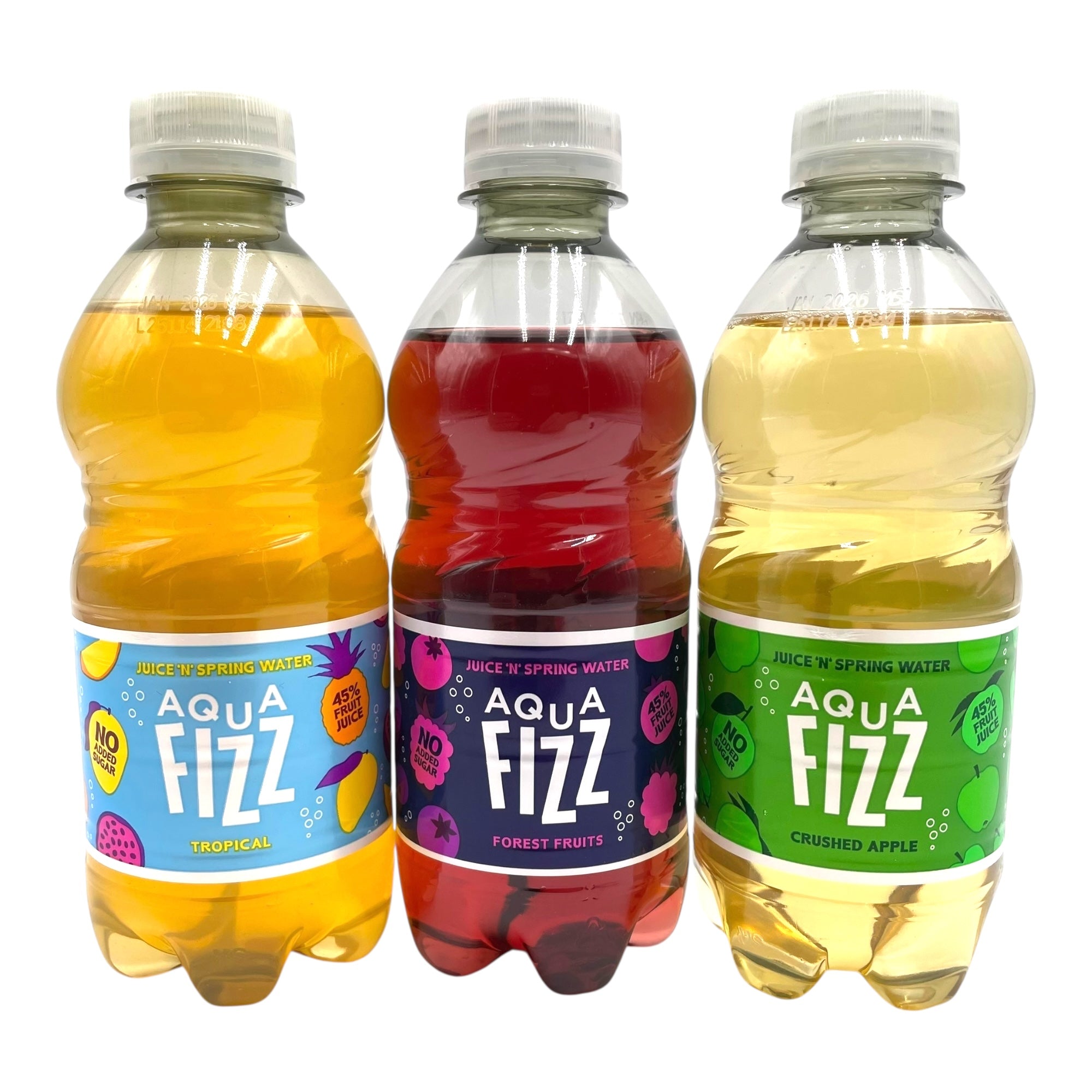 Radnor Aqua Fizz Juice ‘n’ Spring Water Trio – 3 x 330ml – Welsh High ...